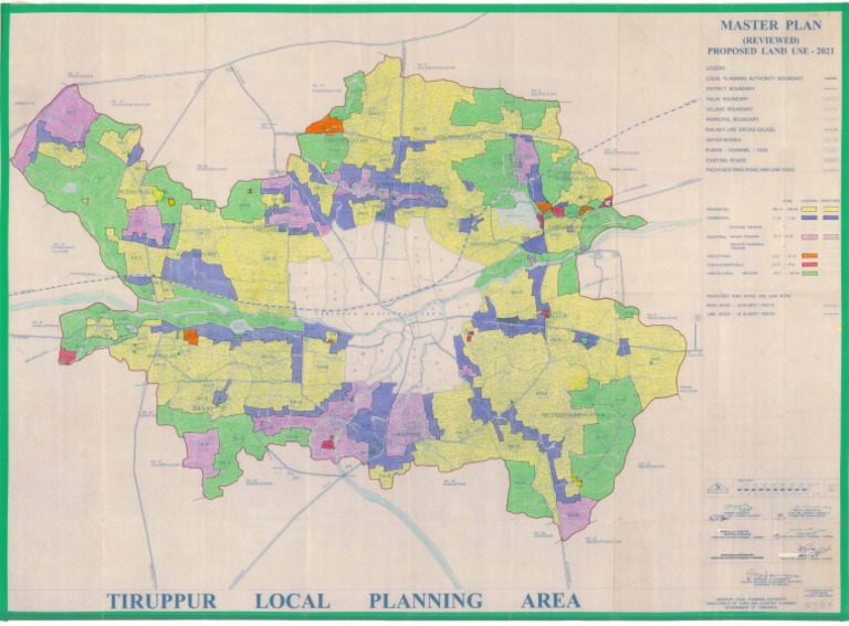 69 Tirupur Master Plan | PDF