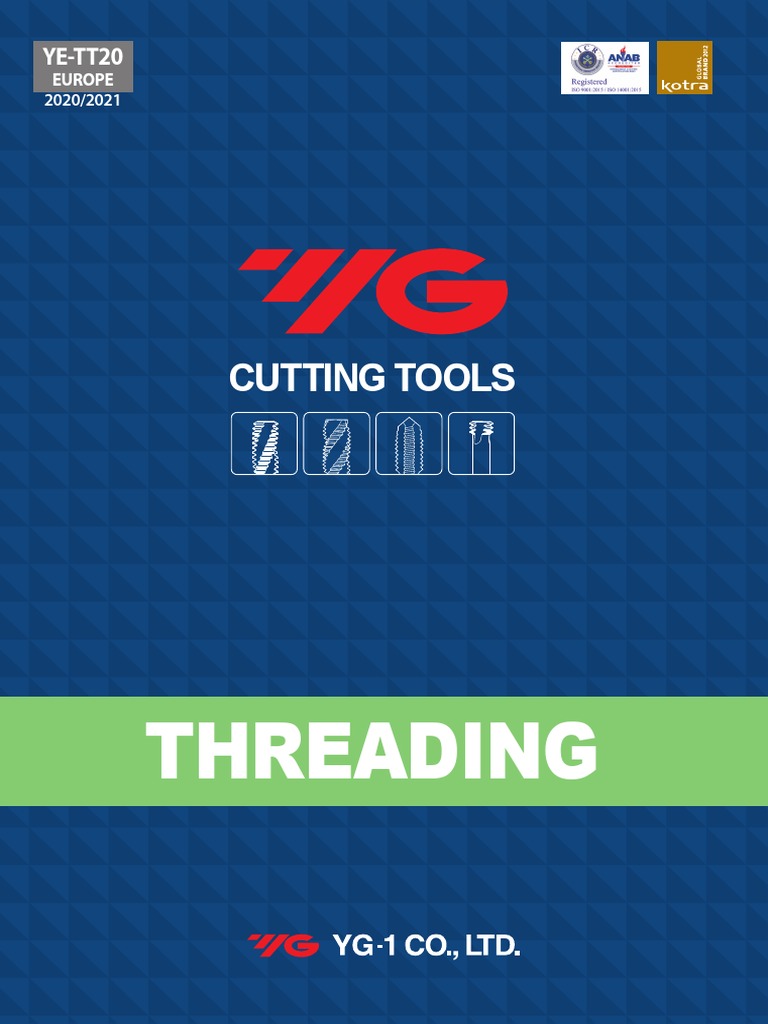 (Ye-Tt) Threading Tools PDF | PDF | Machining | Chemical Substances
