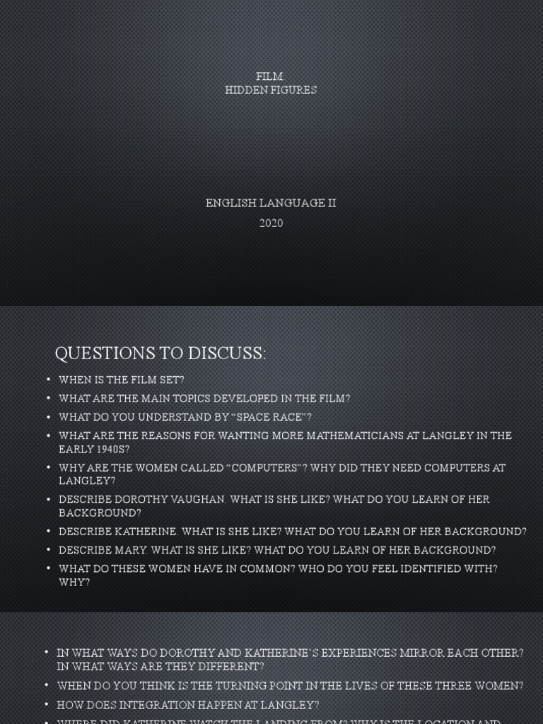 Hidden Figures | PDF