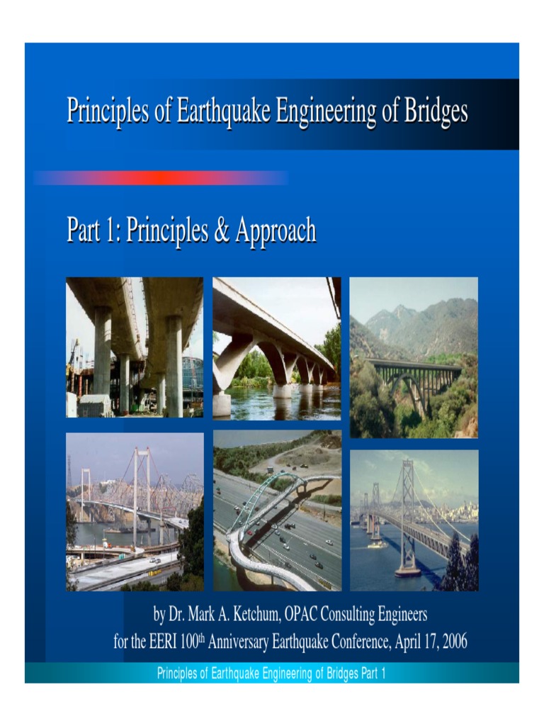 Principles of Earthquake Engineering of Bridges: Fundamental Concepts ...
