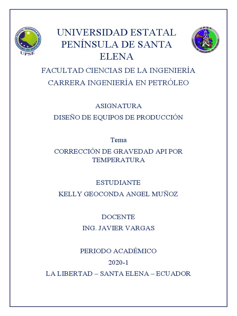 Corrección de Gravedad API Por Temperatura | PDF