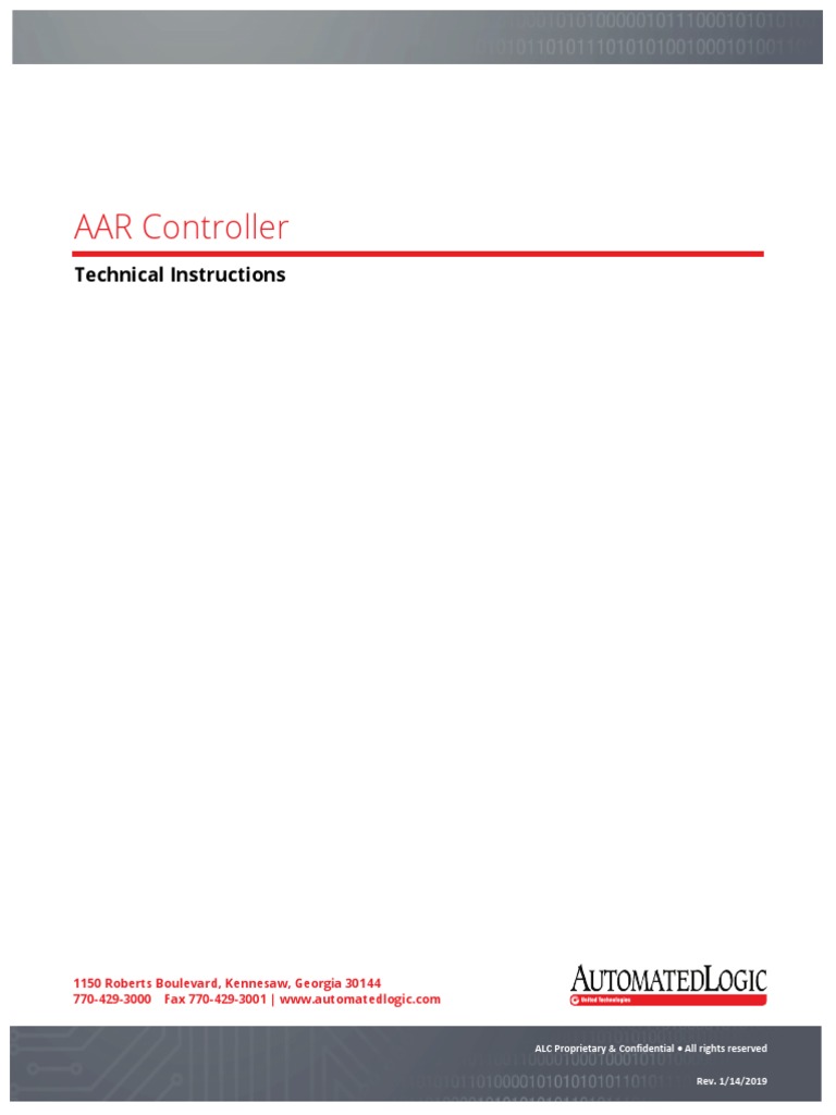 AAR Controller: Technical Instructions | PDF | Usb | Electromagnetic ...