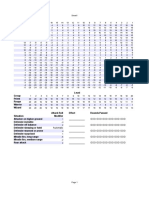 Borang Skor Ujian Bleep Test | PDF