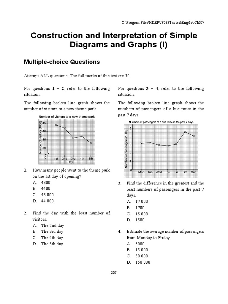 Construction and Interpretation of Simple Diagrams and Graphs (I) | PDF ...
