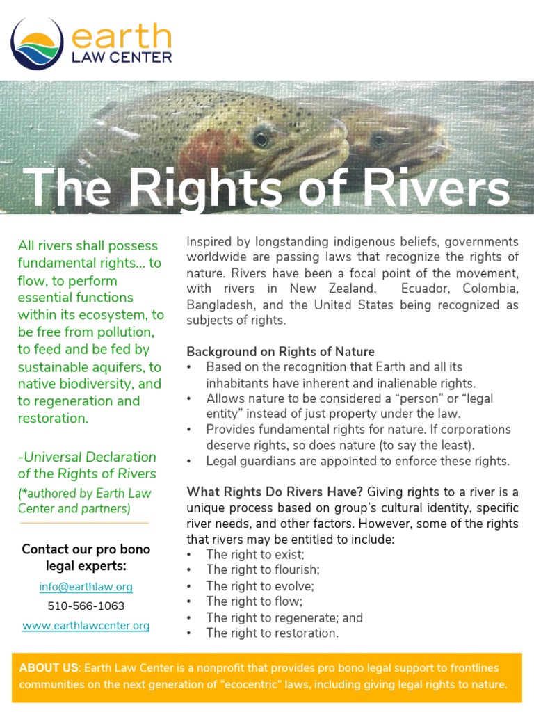 Rights of Rivers PDF | PDF | Wetland | River