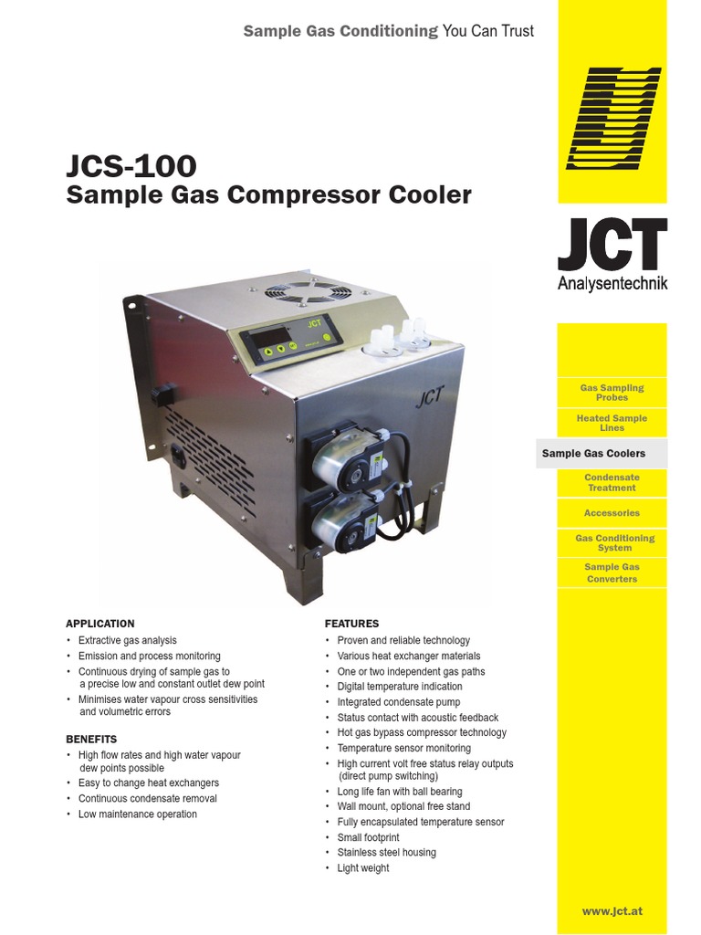 Sample Gas Compressor Cooler | Download Free PDF | Heat Exchanger ...