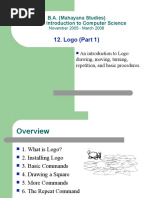 MSW Logo Programming Commands Guide | PDF | Software | Elementary Geometry