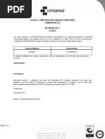 Certificado Eps Compensar | PDF