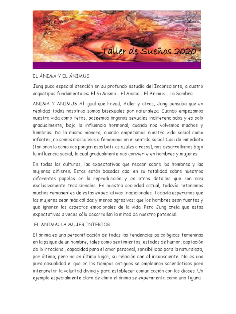 Análisis del Ánima y el Animus en Jung | PDF | Mente inconsciente ...