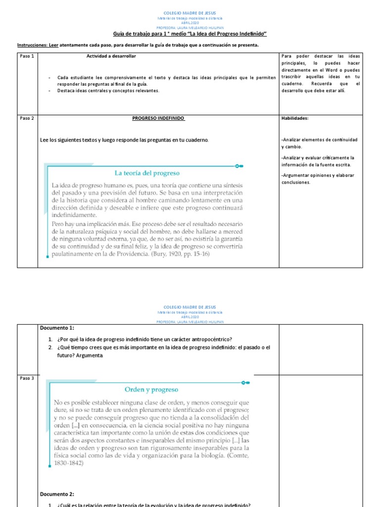 Guía Progreso Indefinido | Descargar gratis PDF | Ciencia cognitiva ...
