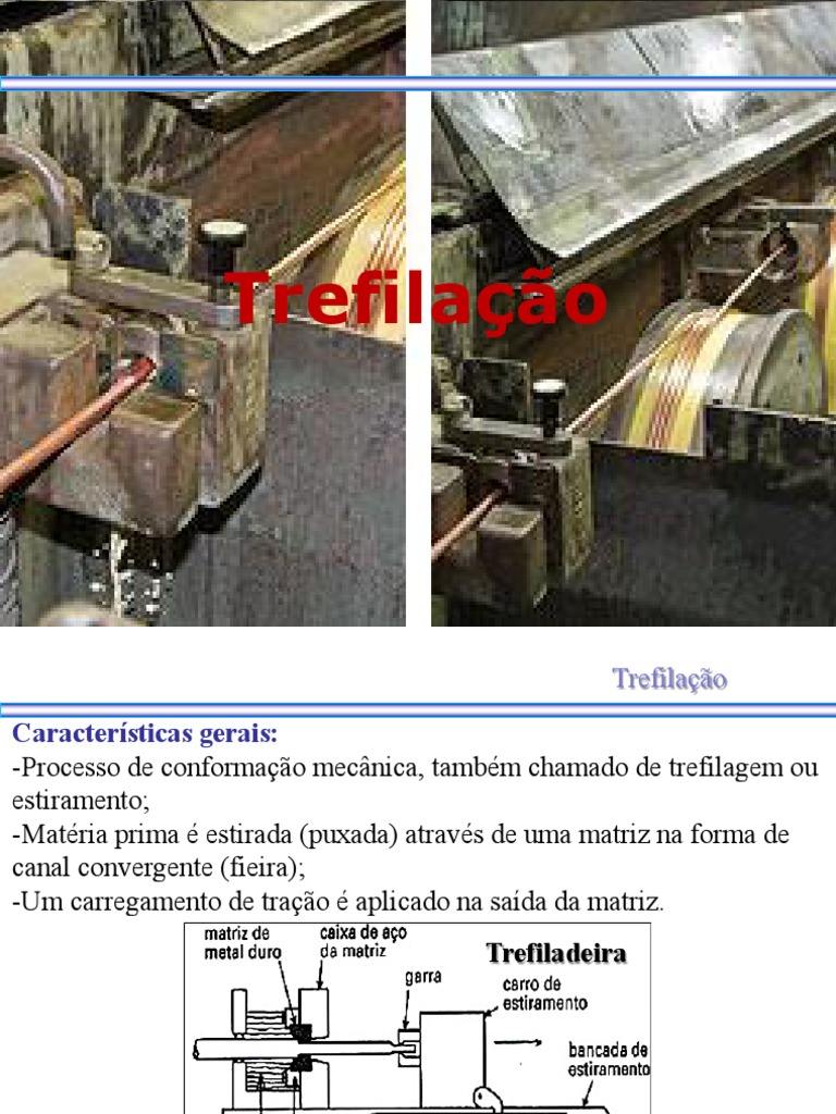 Aula de Trefilação | Download grátis PDF | Estresse (Mecânica ...