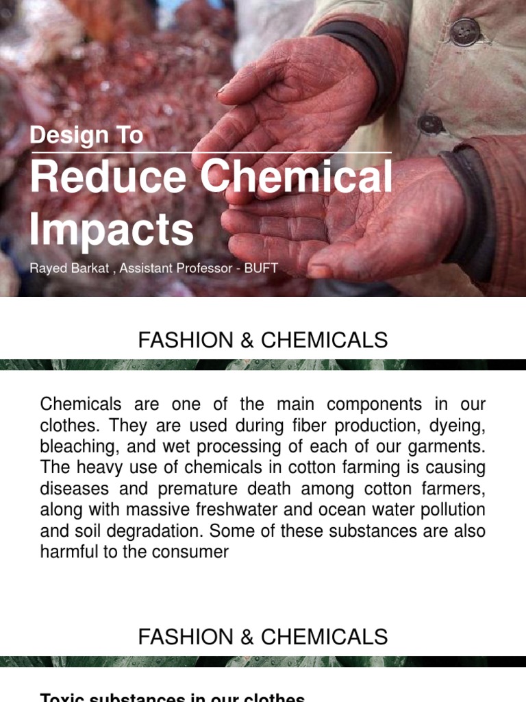 Design To Reduce Chemical Impacts PDF | PDF | Textiles | Fibers