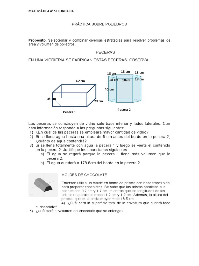 Practica Sobre Prismas | PDF