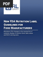 FDA Rounding Rules for Nutrition Labels | PDF | Nutrition Facts Label ...