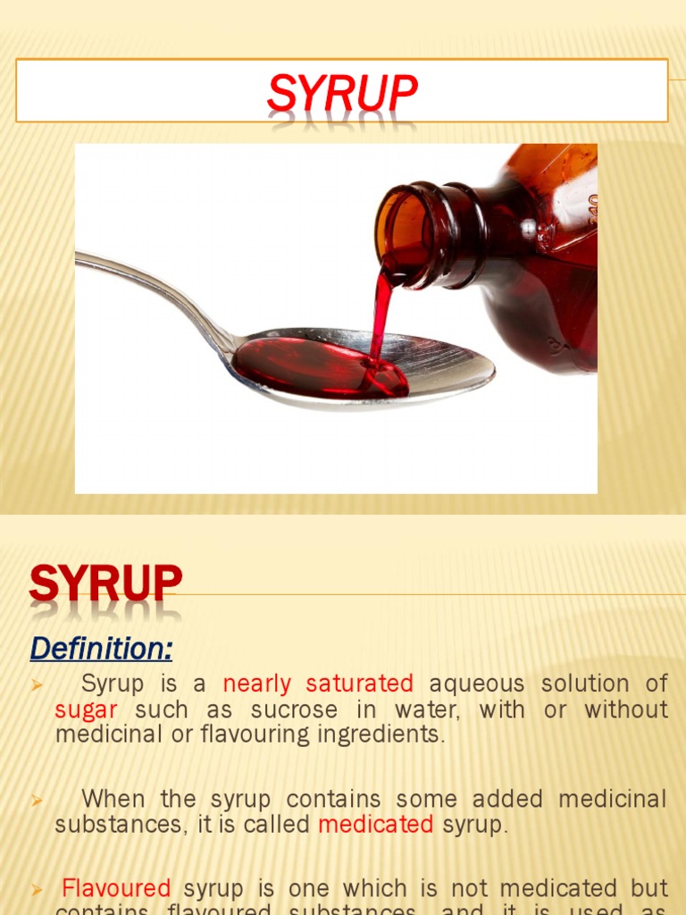 Syrup | PDF | Fructose | Sucrose