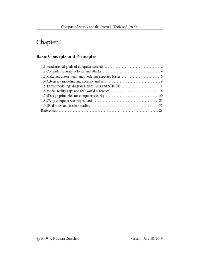 ch1 Long | PDF | Threat (Computer) | Vulnerability (Computing)