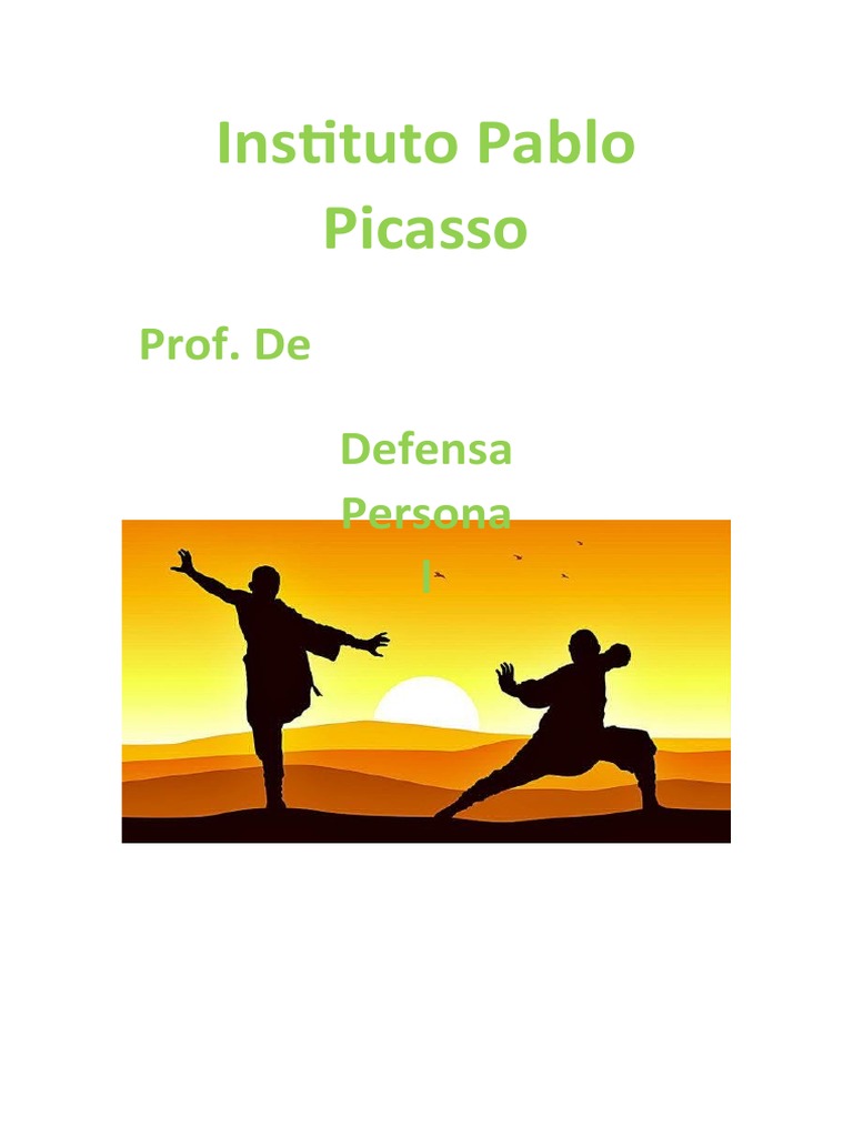 Cartilla Defensa Personal | PDF | Taekwondo | Judo
