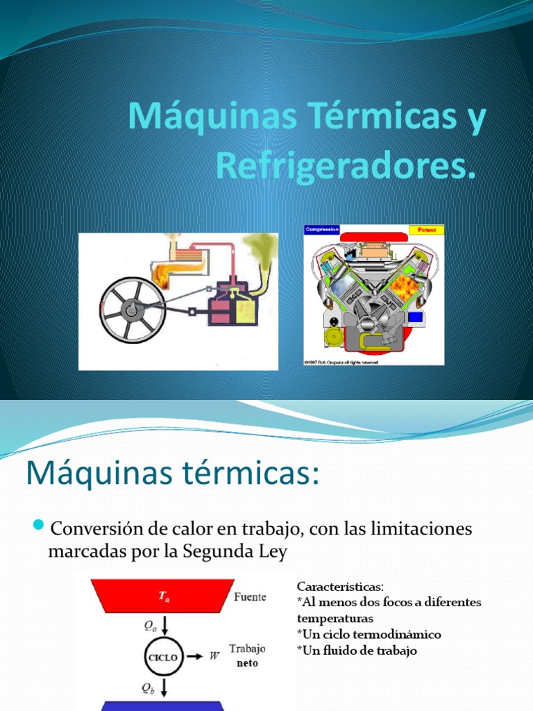 Máquinas Térmicas y Refrigeradores | PDF | Ejercicio | Termodinámica