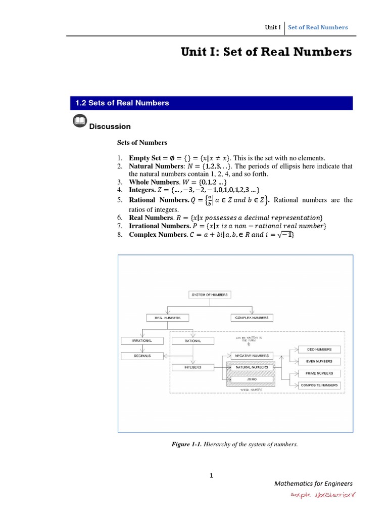 Unit I: Set of Real Numbers | PDF | Numbers | Factorization