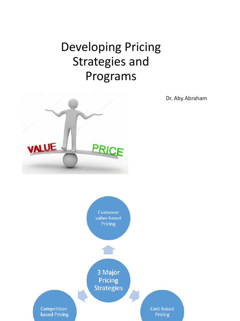 Developing Pricing Strategies and Programs | PDF | Pricing | Demand