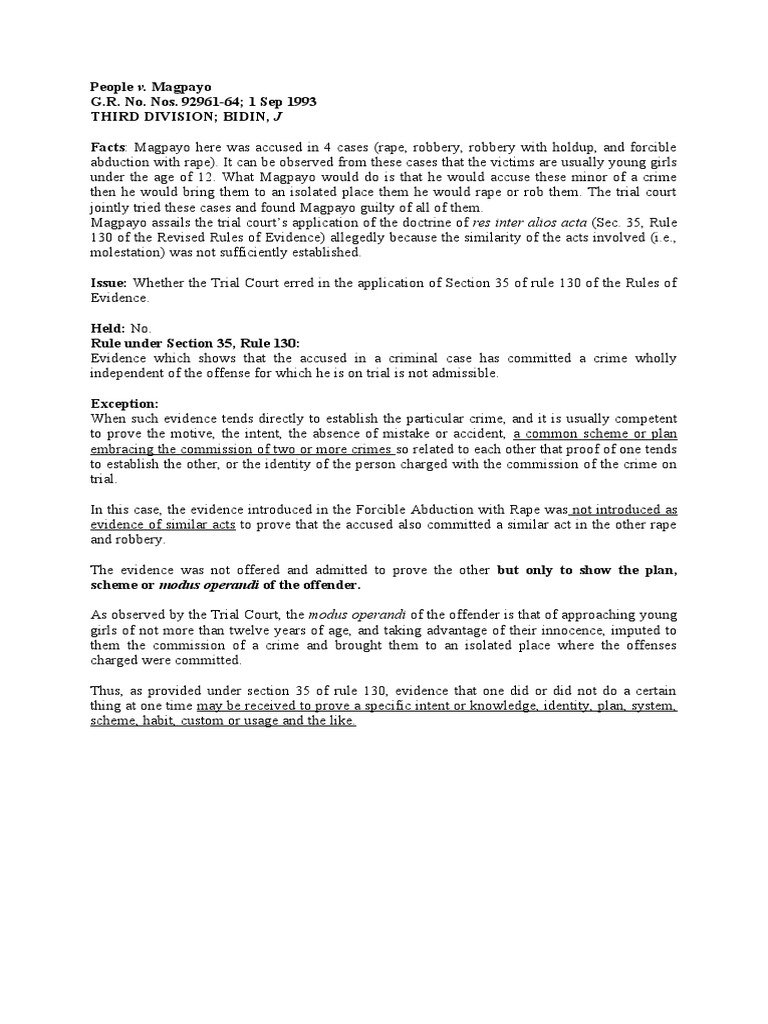 People v. Magpayo | PDF