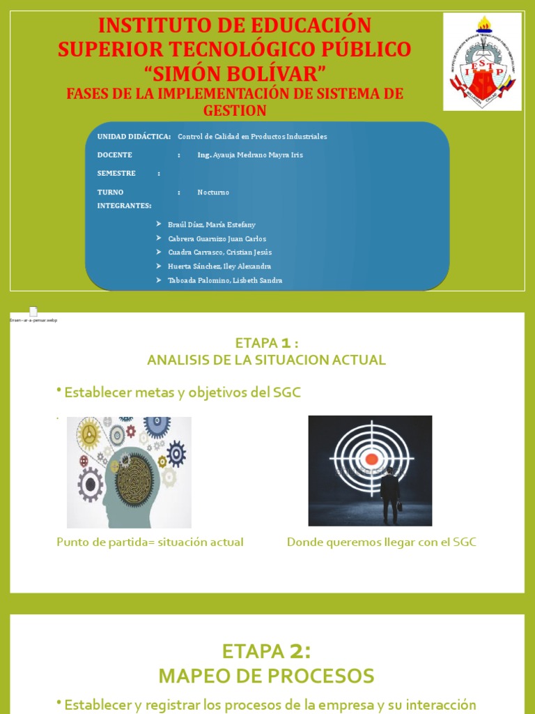 Pasos Implementacion SGC | PDF | Crecimiento personal y profesional ...