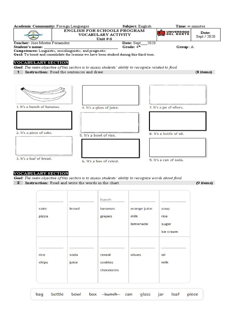 4a Vocabulary Activity #1 | PDF | Language Arts & Discipline | Career ...