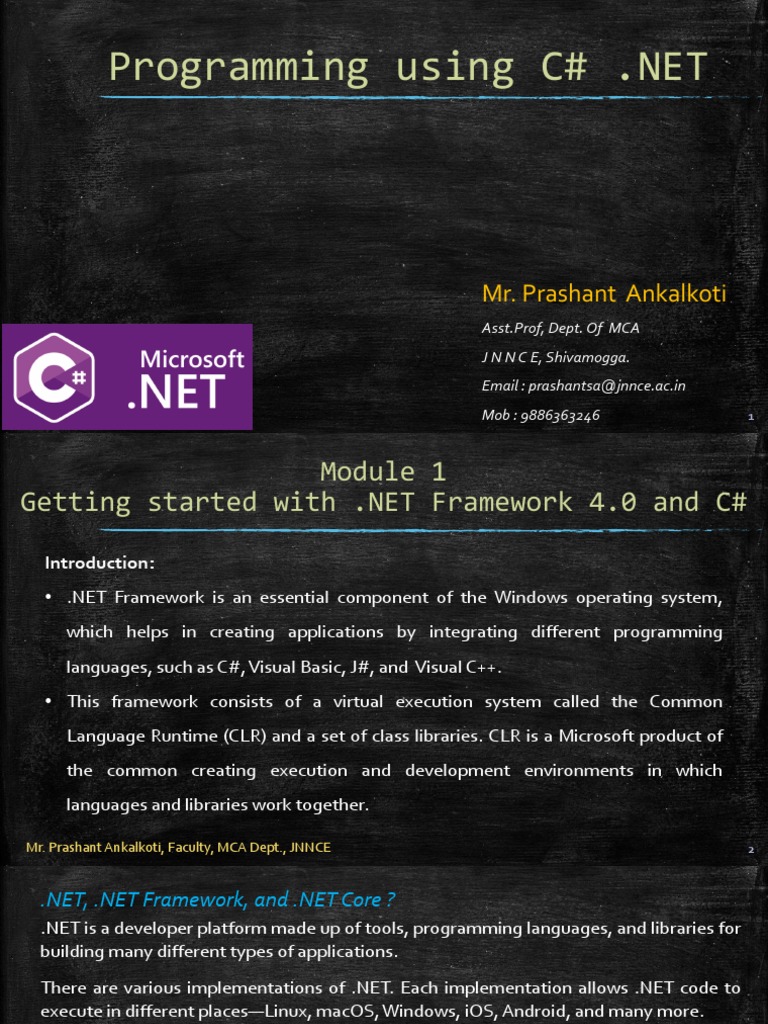C Module 1 Pdf C Sharp Programming Language World Wide Web