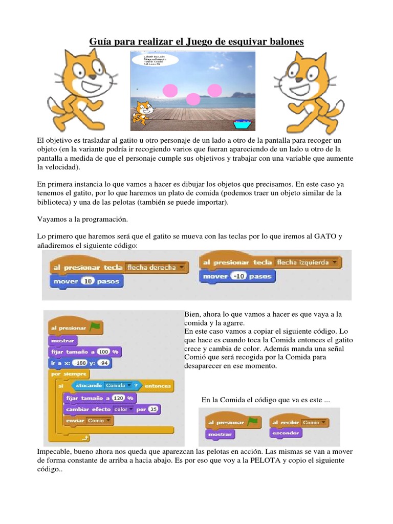 Ejercicio de Esquivar Balones | PDF