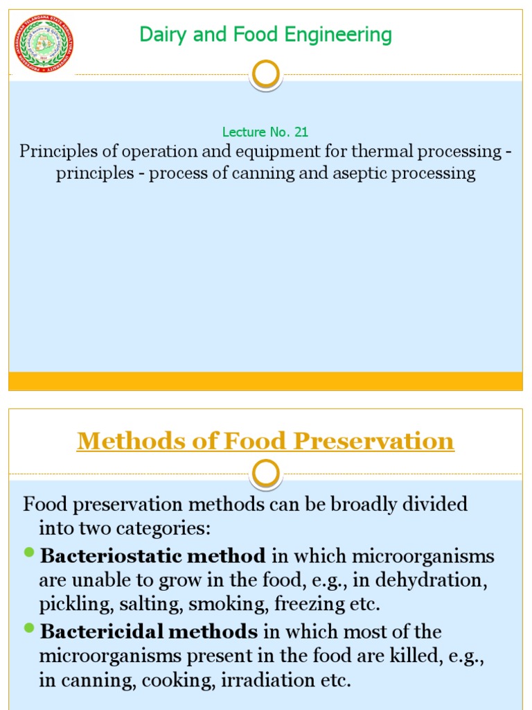 Dairy and Food Engineering | PDF | Food Preservation | Heat Transfer