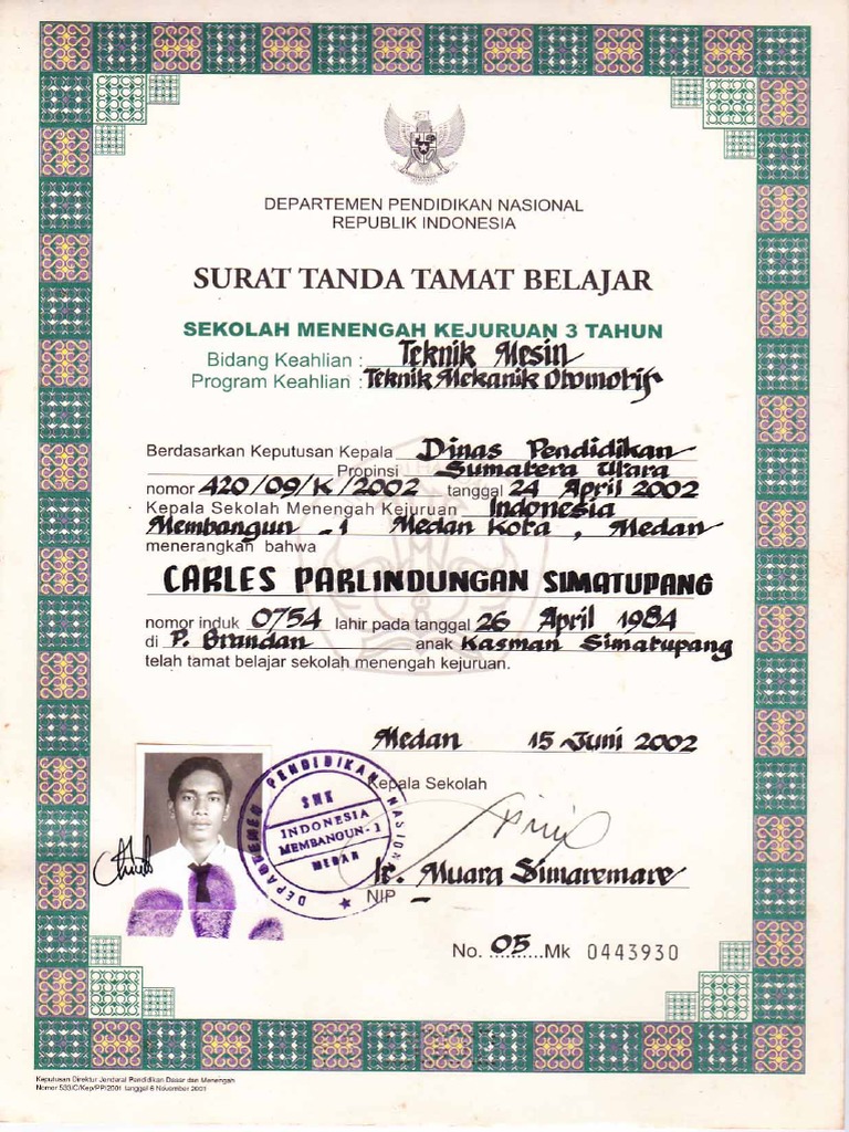 Ijazah Sma | PDF