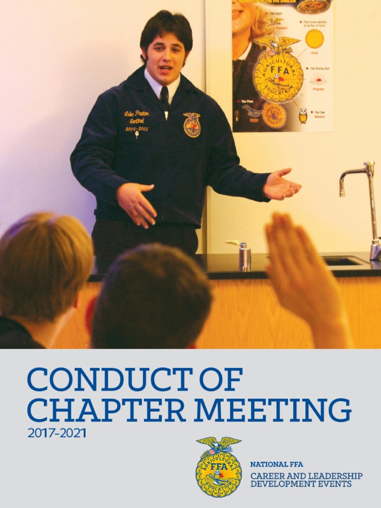 Conduct of Chapter Meetingshandbook | PDF | Parliamentary Procedure ...