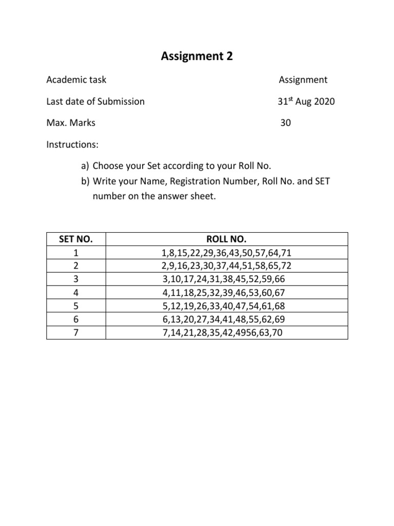 Assignment 2: Set No. Roll No | PDF | Password | String (Computer Science)
