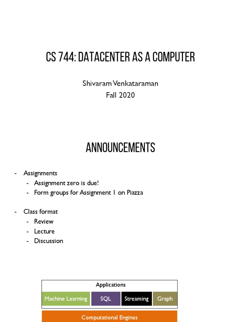 cs744 DC PDF | PDF | Solid State Drive | Computer Data Storage