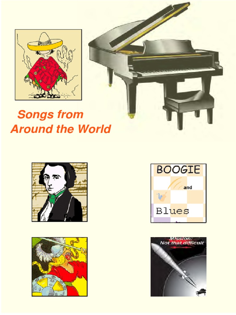 Songs From Around The World. Easy Sheet Music | PDF | Entertainment ...