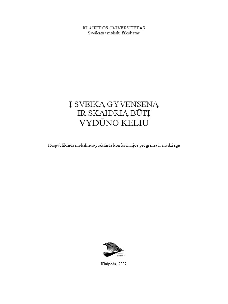 Vyduno 2009 Maketas | PDF