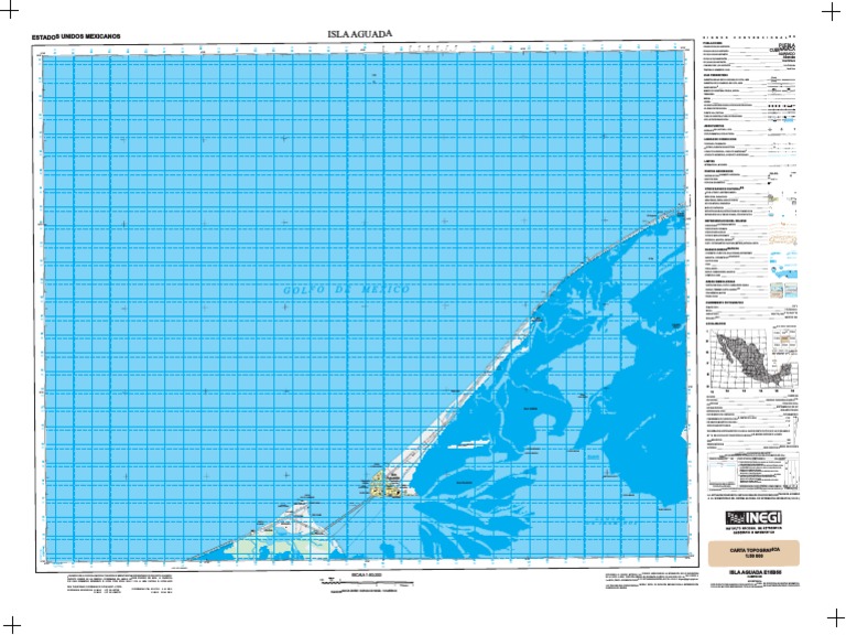 Carta Topográfica Isla Aguada | PDF | Infraestructura de transporte ...