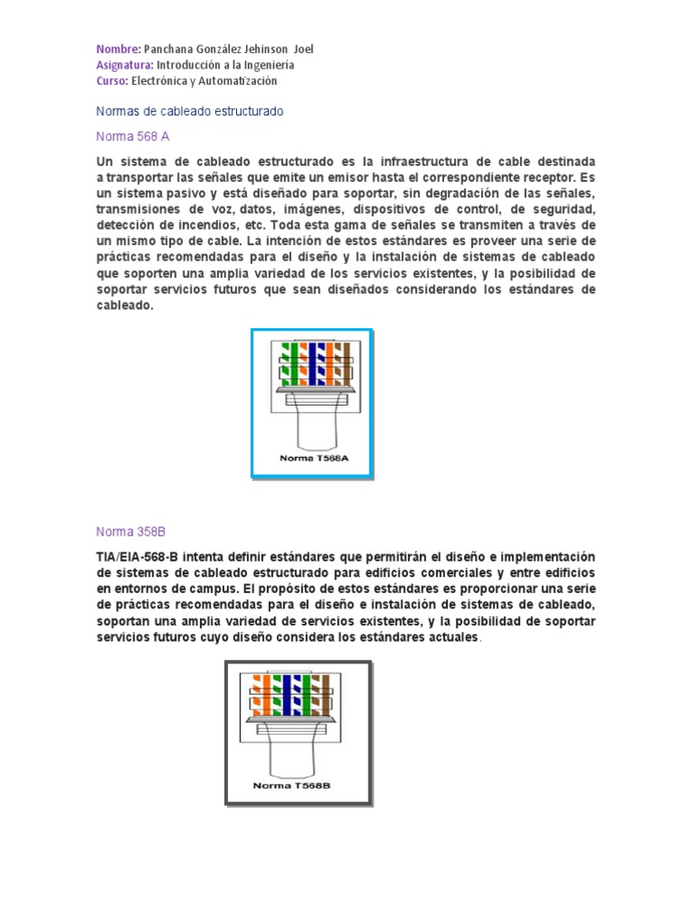 Normas de Cableado Extructurado | PDF | Modelo osi | Estándares de red