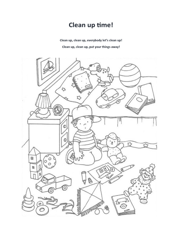 Clean Up Time!: Clean Up, Clean Up, Everybody Let's Clean Up! Clean Up ...