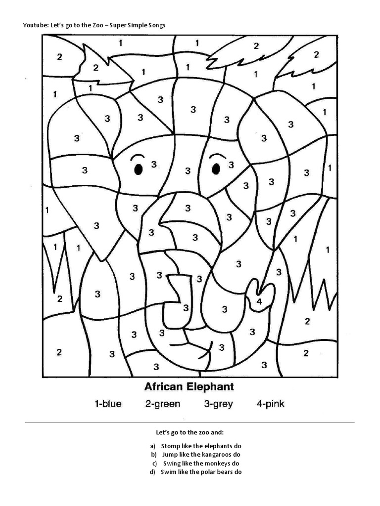 Youtube: Let's Go To The Zoo - Super Simple Songs | PDF