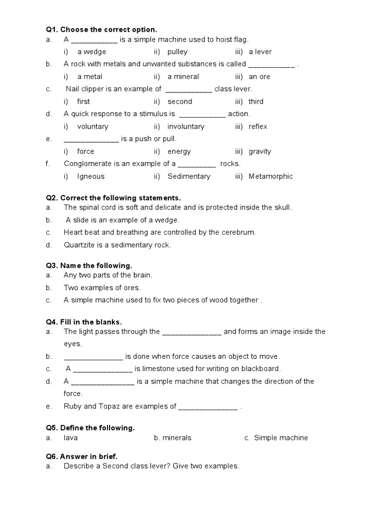 Worksheet Science | PDF
