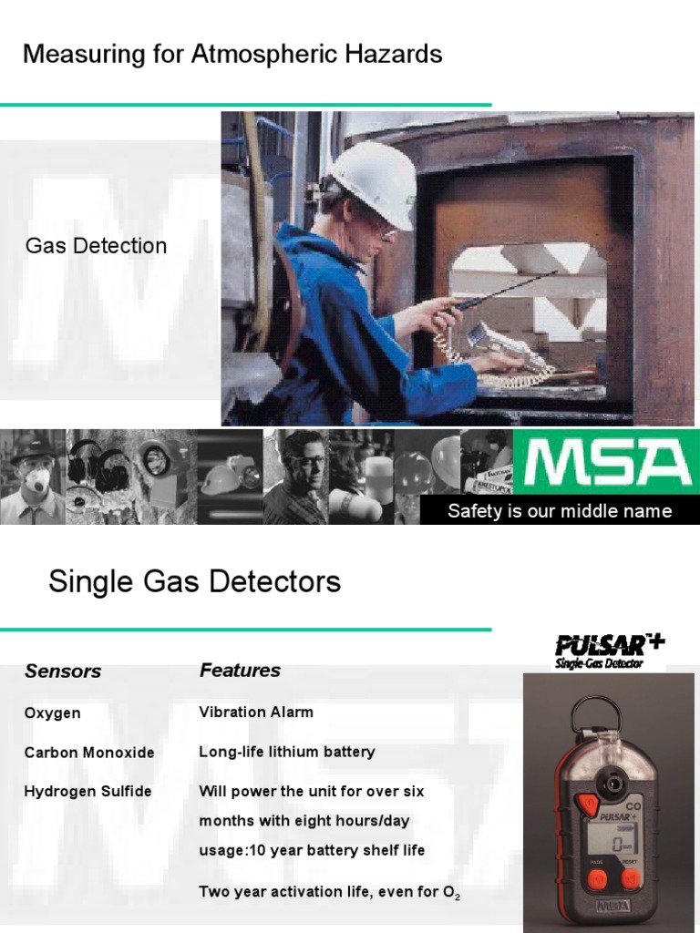 Measuring For Atmospheric Hazards: Gas Detection | PDF | Gases | Chemistry