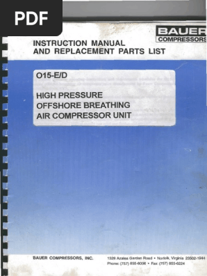 Bauer Compressor Spare Parts List | Reviewmotors.co