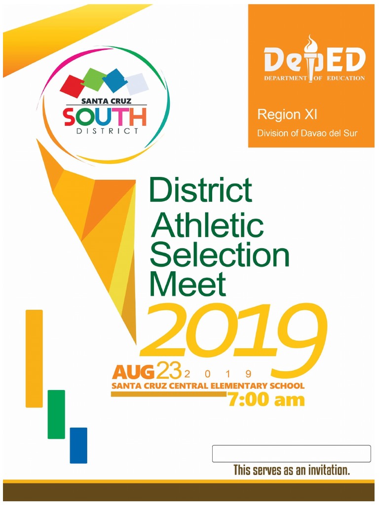2019 District Athletic Selection Meet | PDF | Referee | Ball Games