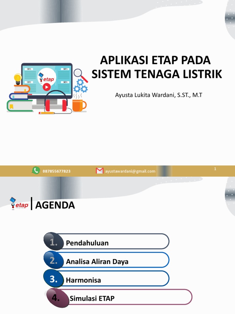 Simulasi Aliran Daya dengan ETAP | PDF | Teknologi & Rekayasa