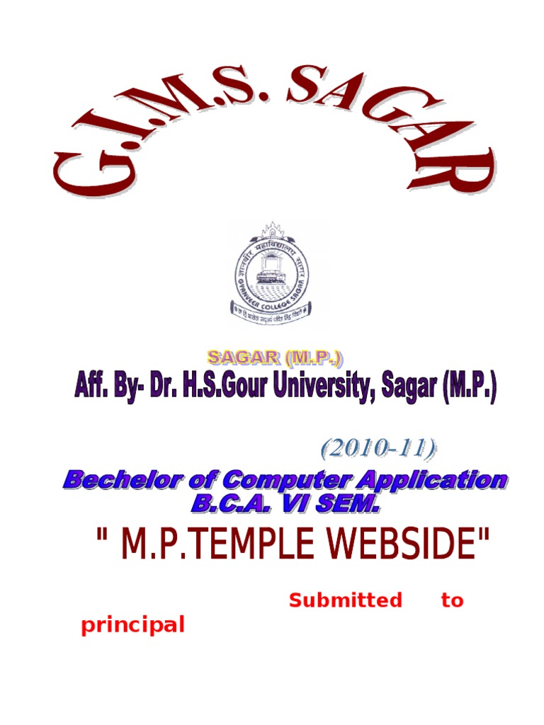 Bca Project HTML | PDF | Html Element | Html