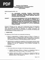 MARINA CoC and CoP Requirements Update | PDF | Shipping