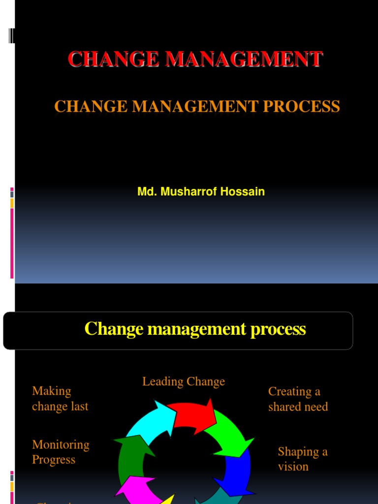 Change Management | PDF | Change Management | Goal