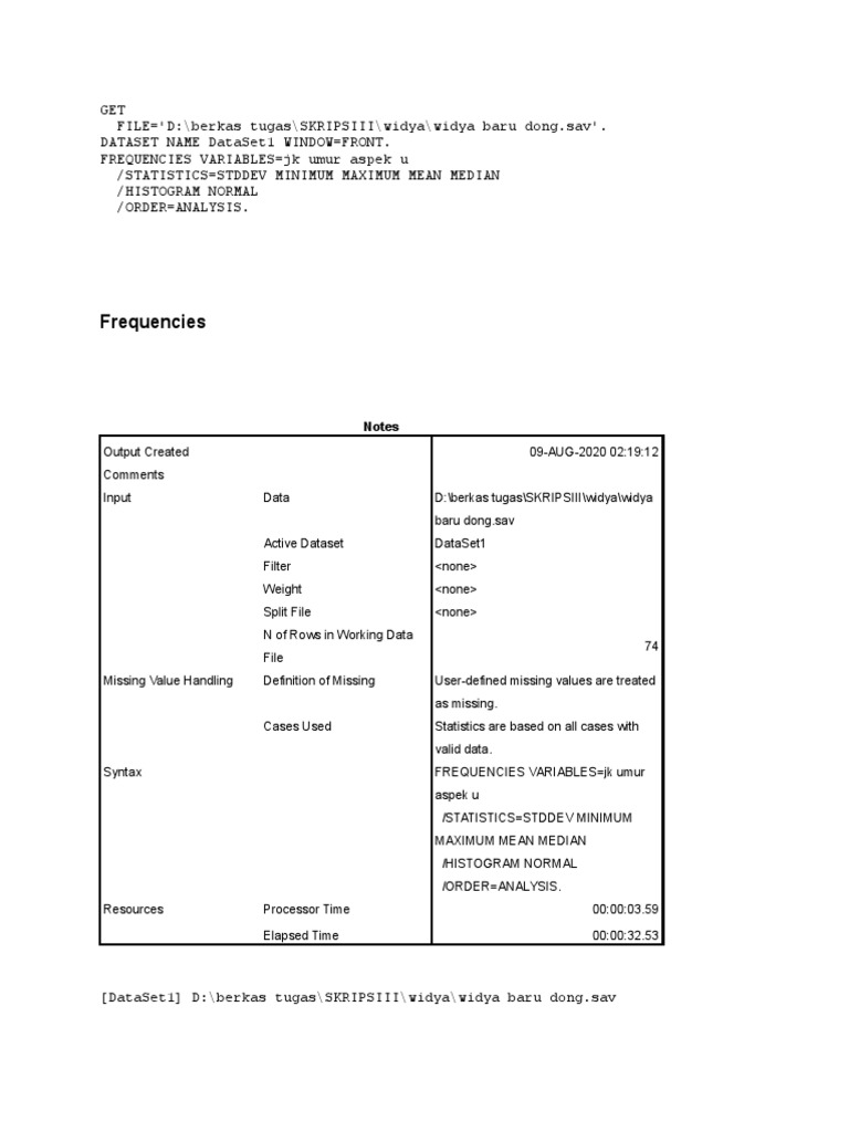 Baru Wid | PDF | Mean | Skewness