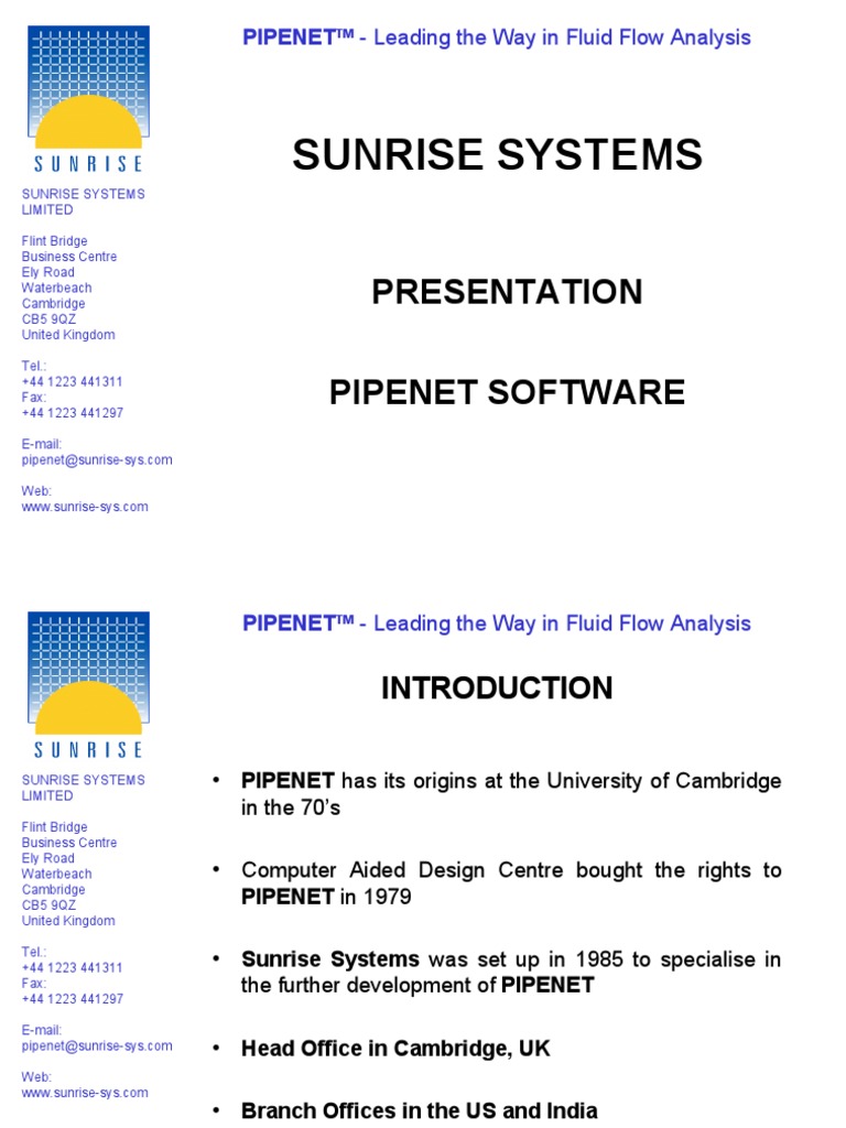 PIPENET Fluid Flow Analysis Software | PDF | Fire Sprinkler System | Valve